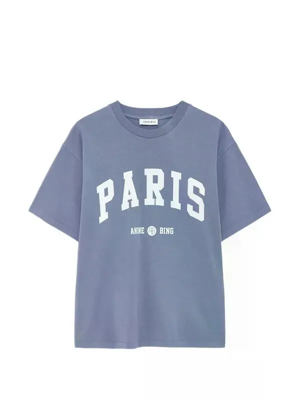 ANINE BING Cade T-shirt Paris University Washed