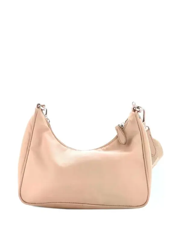 Prada Re-edition 2005 Tessuto Shoulder Bag - Neutrals