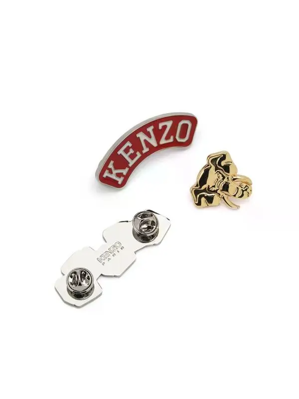 Kenzo Set-of-three Logo Pins