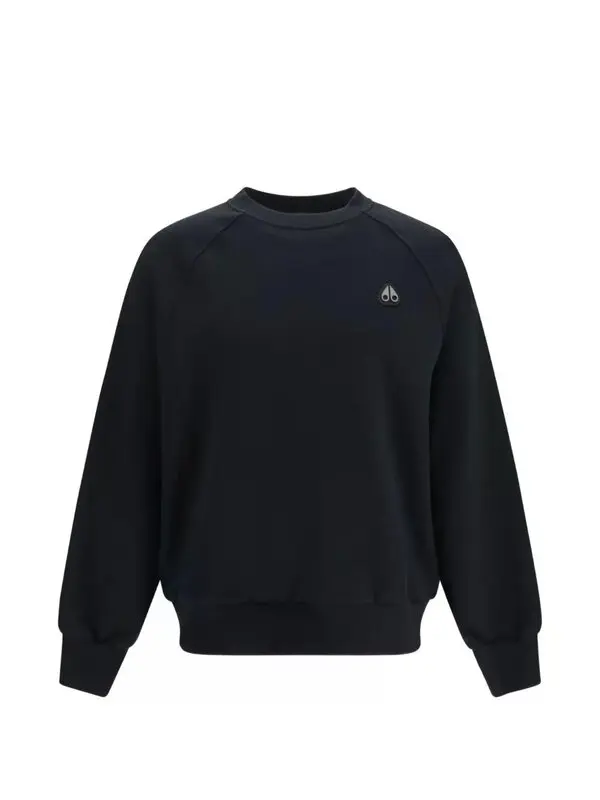 Moose Knuckles Logo-plaque Raglan-sleeve Sweater