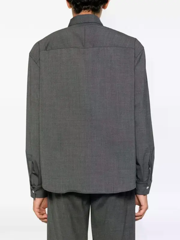 LARDINI Chest-pocket Button-up Shirt