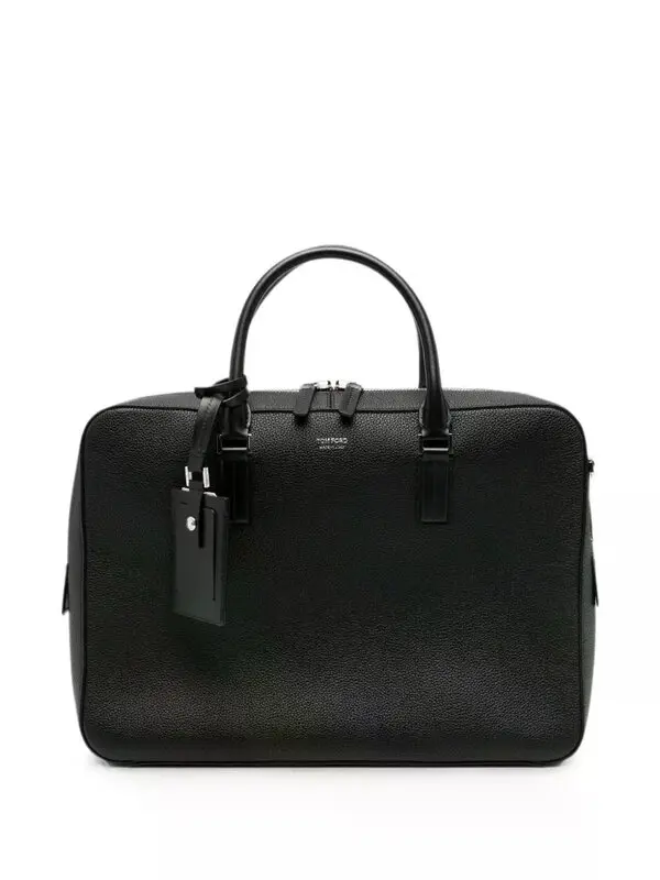 TOM FORD Elliot Grained-leather Briefcase