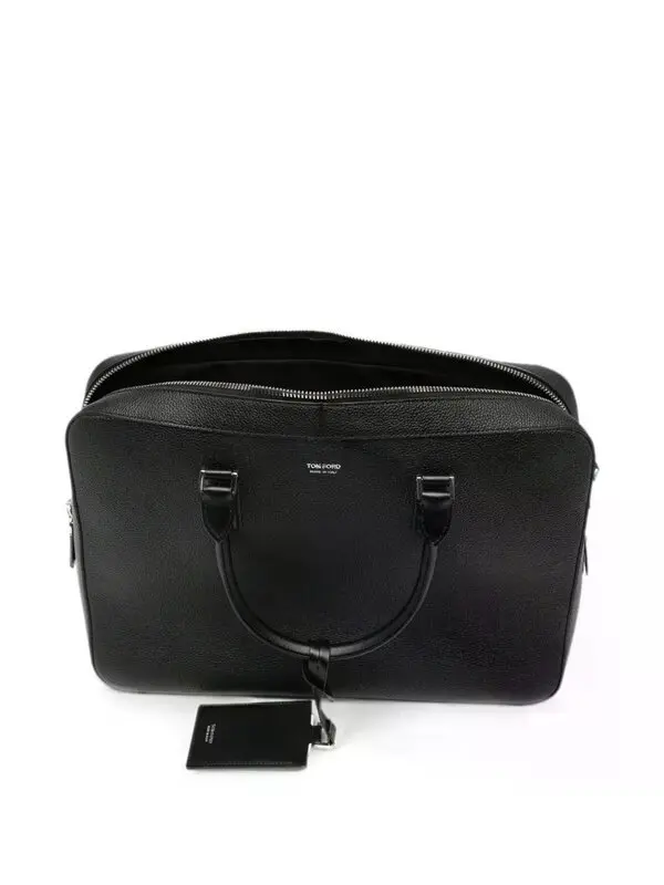 TOM FORD Elliot Grained-leather Briefcase
