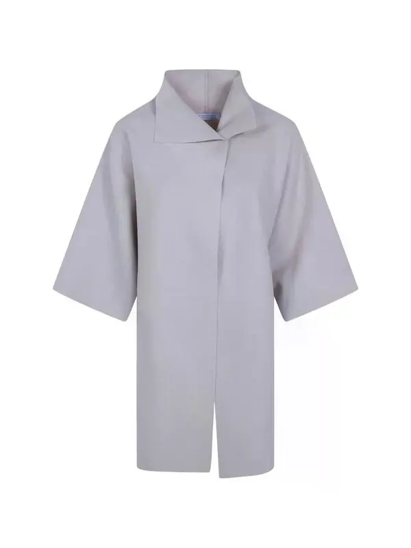Harris Wharf London High-neck Wide-sleeve Coat