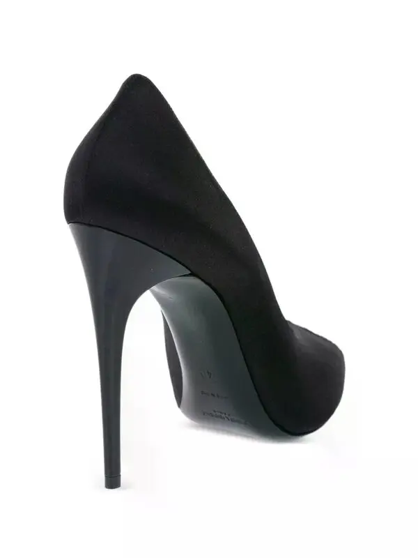 Saint Laurent Rhinestone Embellished Open-toe Pumps