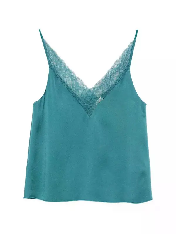 FORTE_FORTE Lace-trim Top