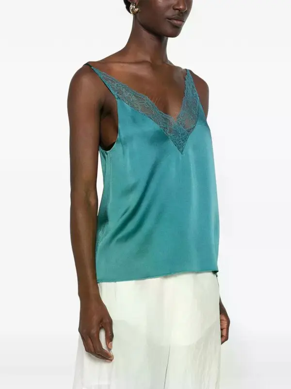 FORTE_FORTE Lace-trim Top