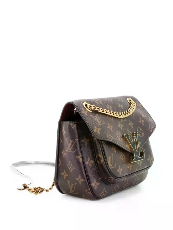 LOUIS VUITTON Passy Monogram Canvas Crossbody Bag - Brown