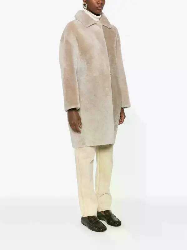 MANZONI 24 Single-breasted Plush Coat