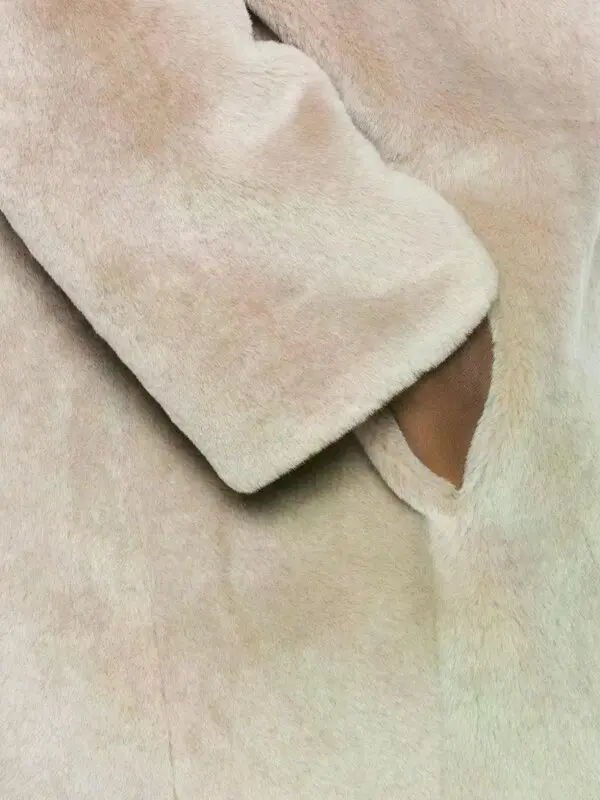 MANZONI 24 Single-breasted Plush Coat