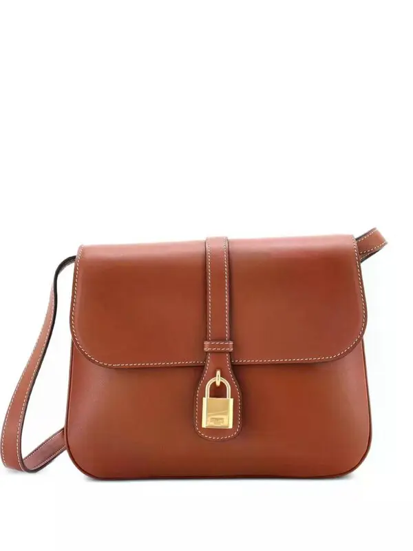 Celine Tabou Bag Smooth Calfskin Medium Crossbody Bag - Brown