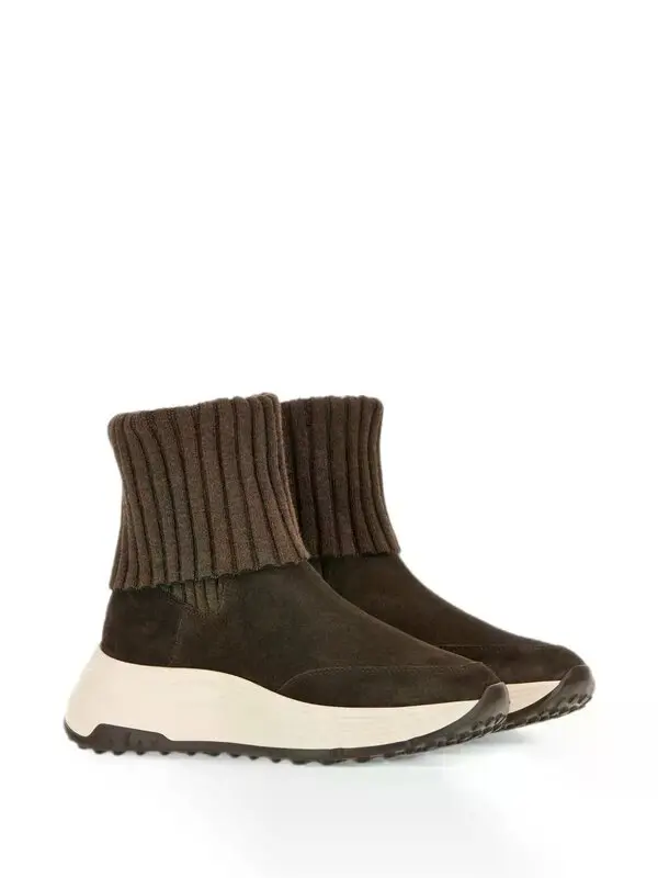 Hogan Hi-fi Ribbed-knit Sneakers