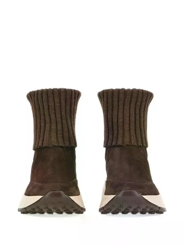 Hogan Hi-fi Ribbed-knit Sneakers