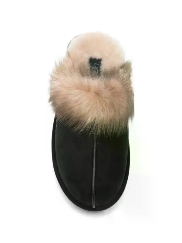 UGG Shearling-trim Slip-on Slippers