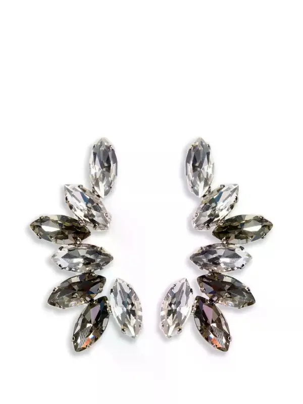 Erdem Crystal-embellished Marquise-cut Earrings