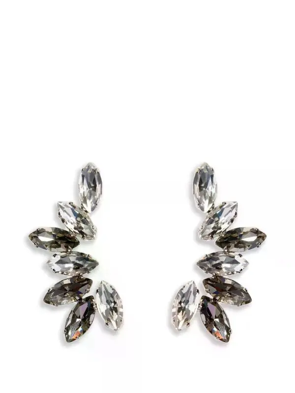 Erdem Crystal-embellished Marquise-cut Earrings