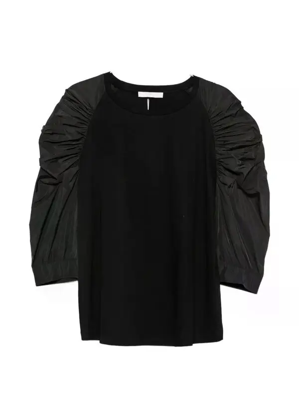 Marina Rinaldi Ruched Sleeve T-shirt