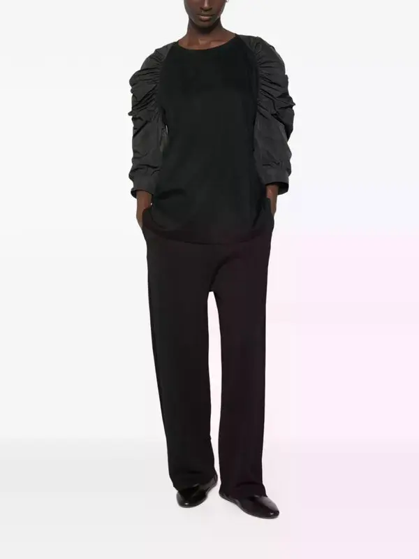 Marina Rinaldi Ruched Sleeve T-shirt