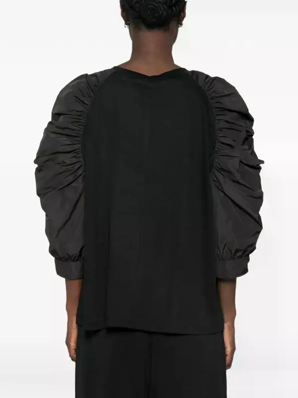Marina Rinaldi Ruched Sleeve T-shirt