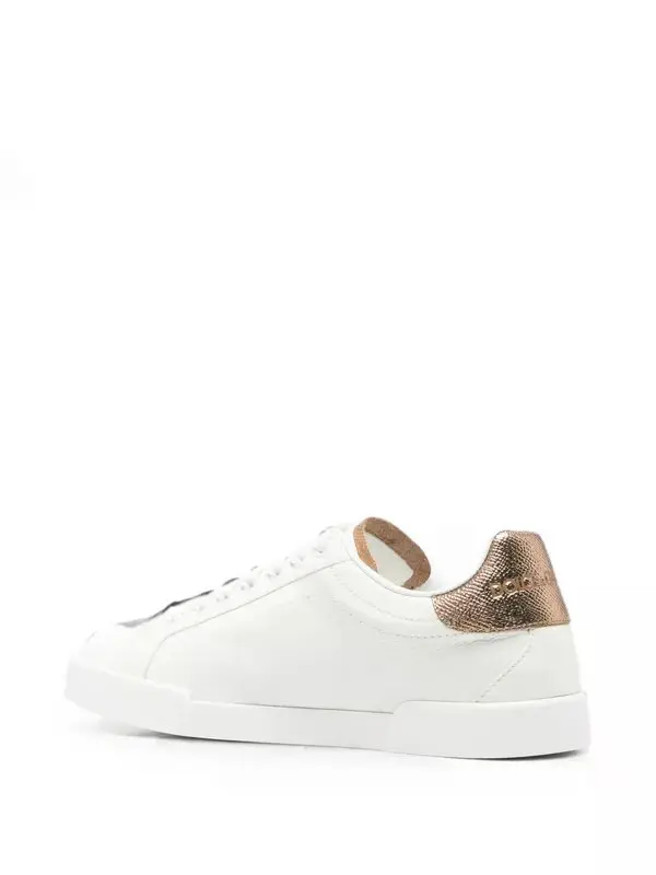 Dolce & Gabbana Crystal Embellished Dg Logo Sneakers