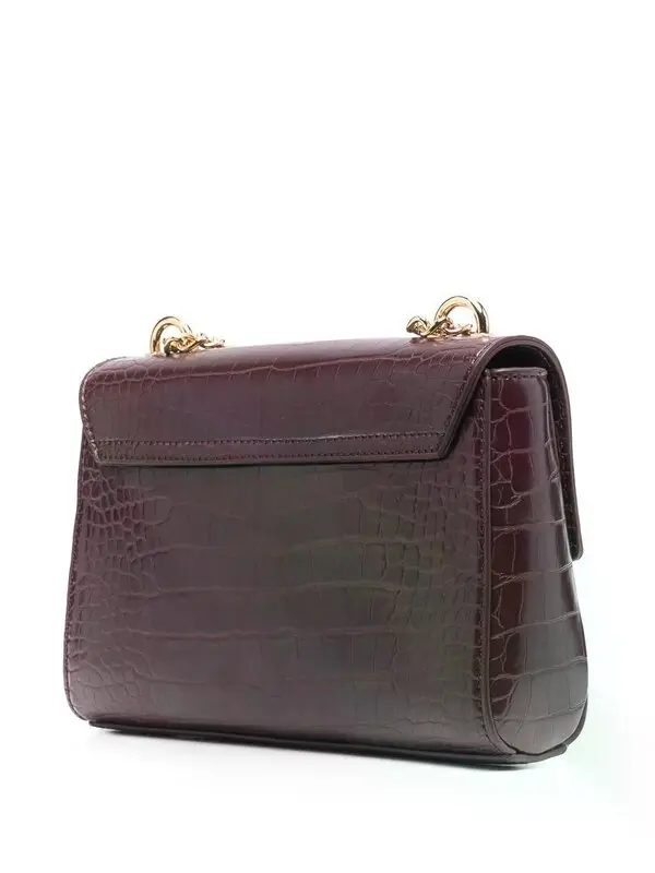 Moschino Crocodile-effect Shoulder Bag