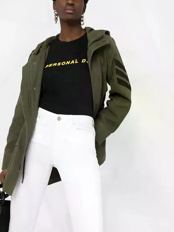 Karl Lagerfeld Cotton Logo Print Skinny Jeans