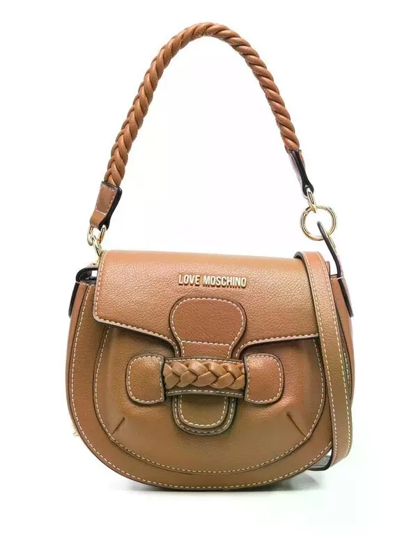 Moschino Logo-appliqué Shoulder Bag