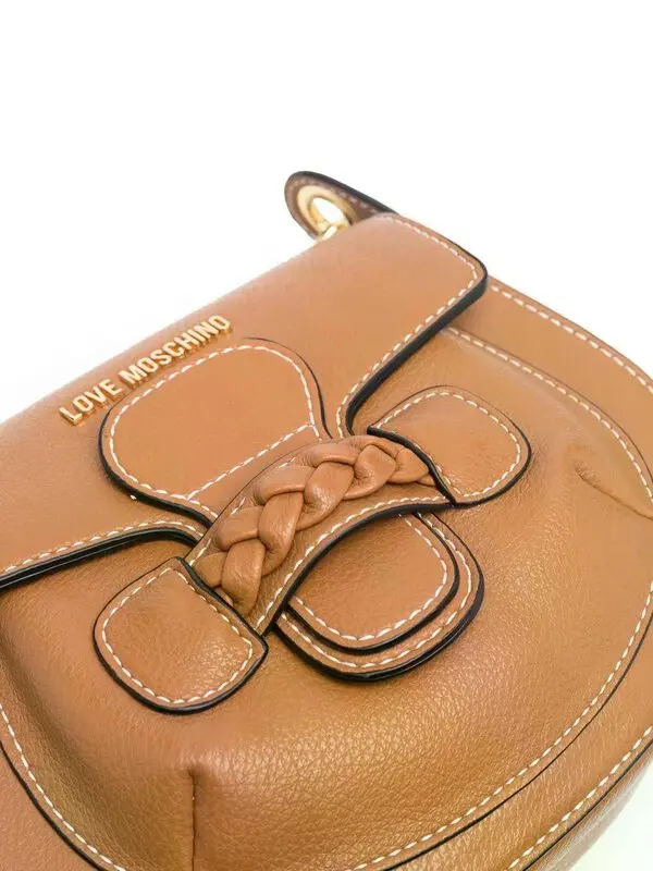 Moschino Logo-appliqué Shoulder Bag