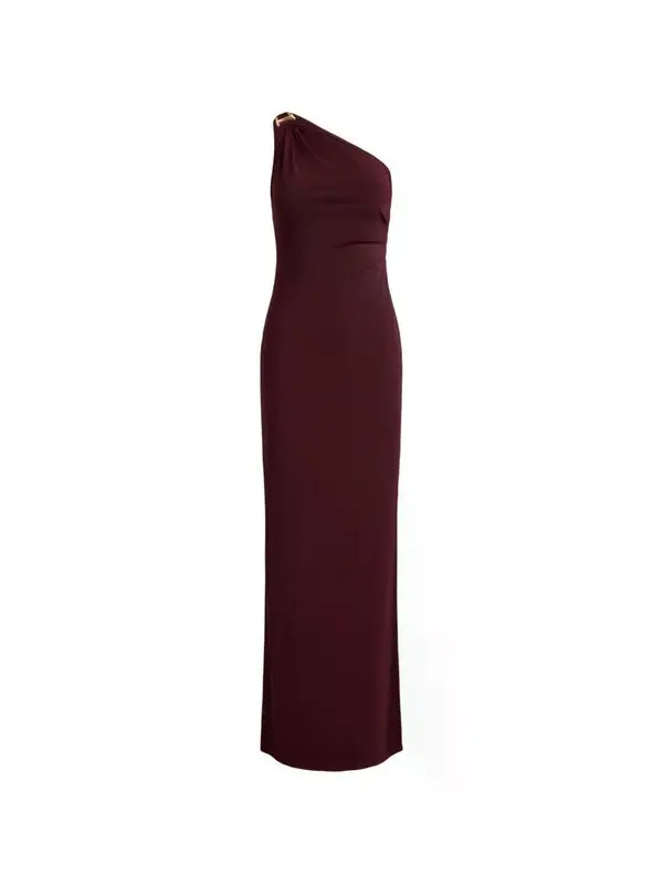 Ralph Lauren Elsie One-shoulder Maxi Dress With Hardware Detail