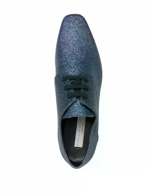 Stella McCartney Elyse Metallic Platform Shoes