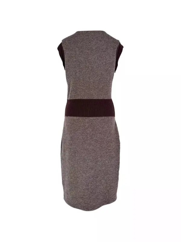 Dior Button-detail Knit Dress