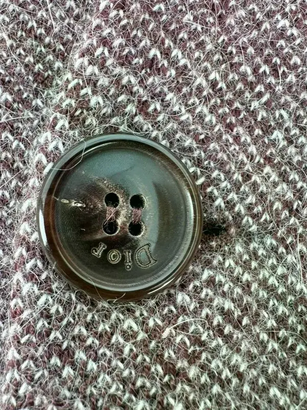 Dior Button-detail Knit Dress