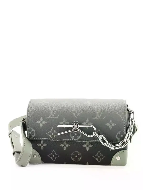 LOUIS VUITTON Steamer Wearable Wallet Gradient Monogram Canvas Crossbody Bag - Black