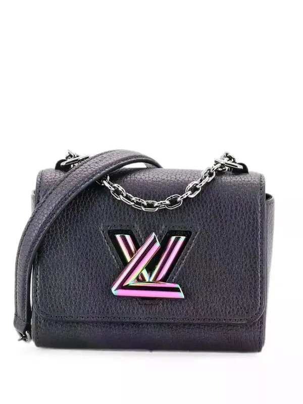 LOUIS VUITTON Twist Handbag Taurillon Leather Mini Crossbody Bag