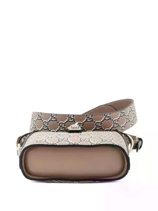 Gucci Bucket Gg Shadow Leather Mini Shoulder Bag