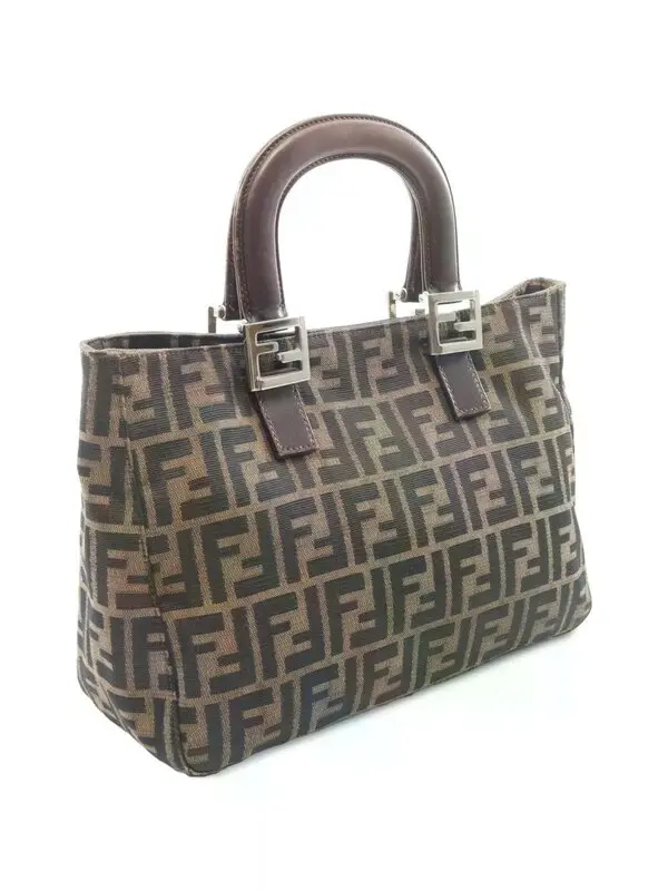 Fendi Zucca Monogram Canvas Tote Bag