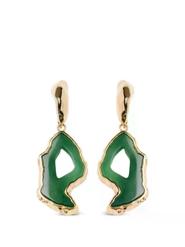 Erdem Stone-pendant Drop Earrings