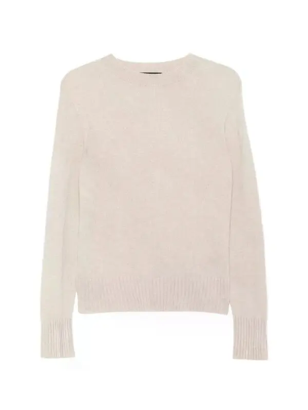 ARAGONA Ribbed-trim Crew Neck Sweater