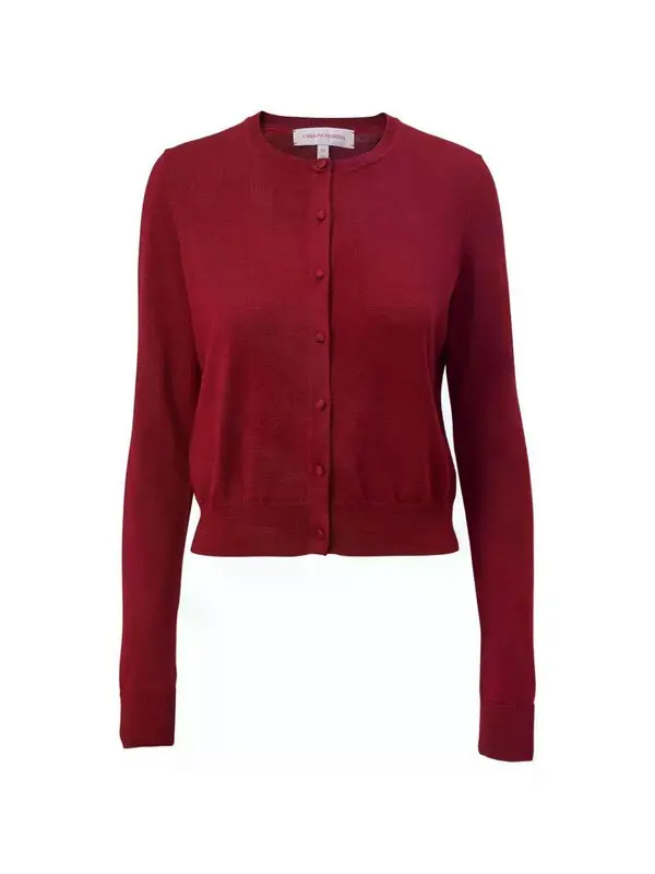 Carolina Herrera Crew-neck Button-up Cardigan