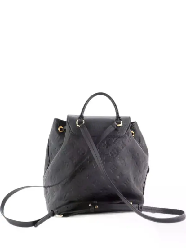 LOUIS VUITTON Montsouris Nm Monogram Empreinte Leather Pm Backpack