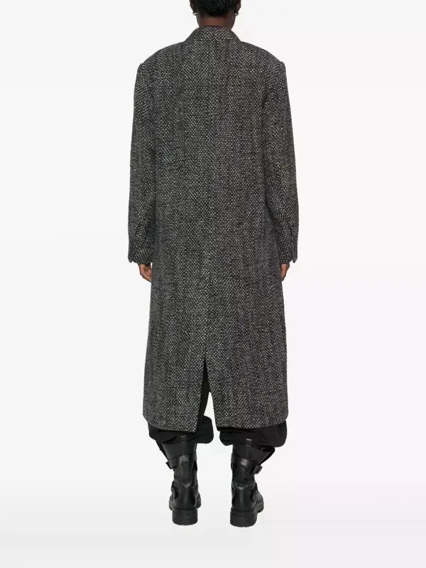 MARANT ETOILE Double-breasted Textured Coat