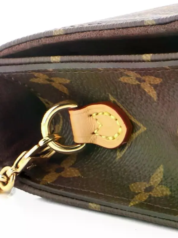 LOUIS VUITTON Lily Wallet On Chain Monogram Canvas Crossbody Bag