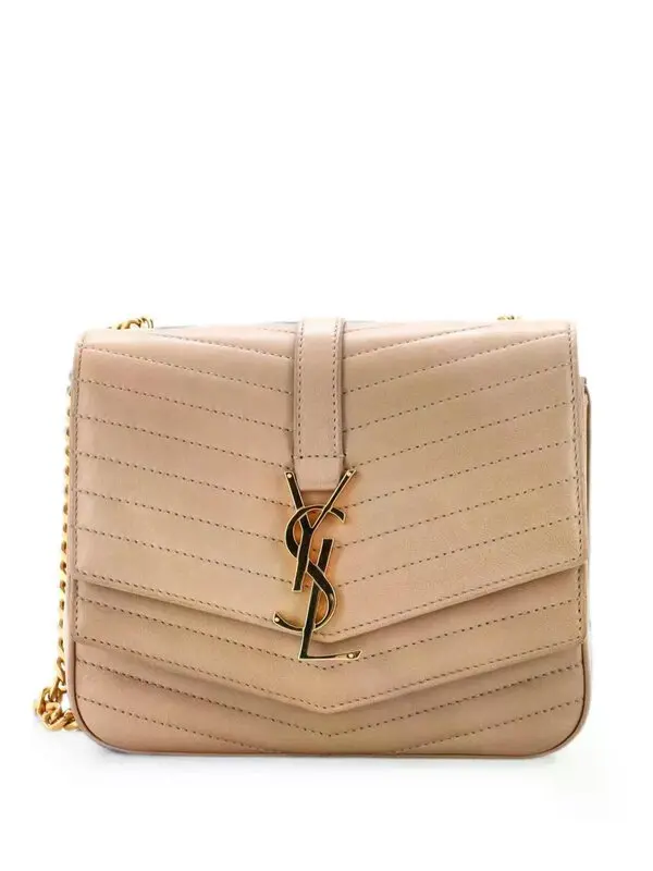 Saint Laurent Sulpice Flap Bag Matelasse Chevron Leather Small Shoulder Bag
