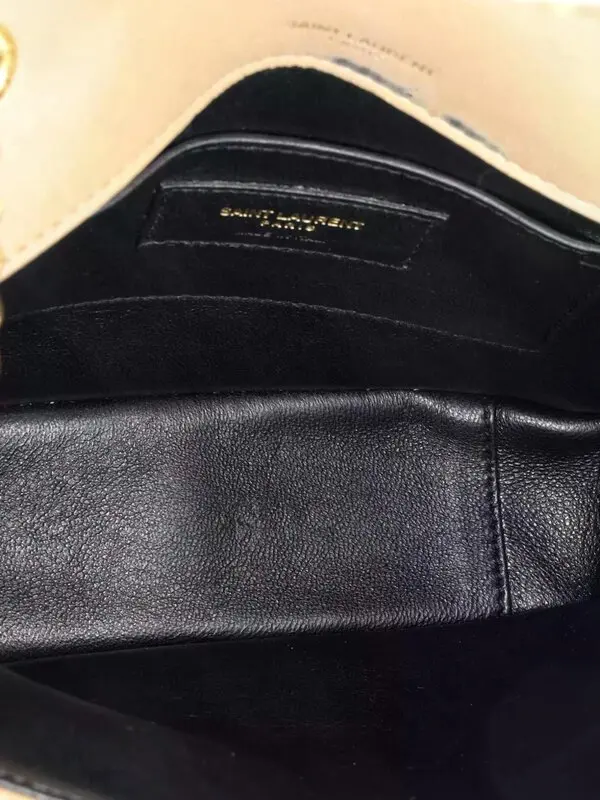 Saint Laurent Sulpice Flap Bag Matelasse Chevron Leather Small Shoulder Bag