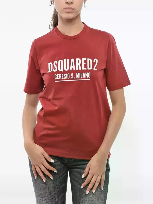 Dsquared2 Logo Print Crewneck T-shirt