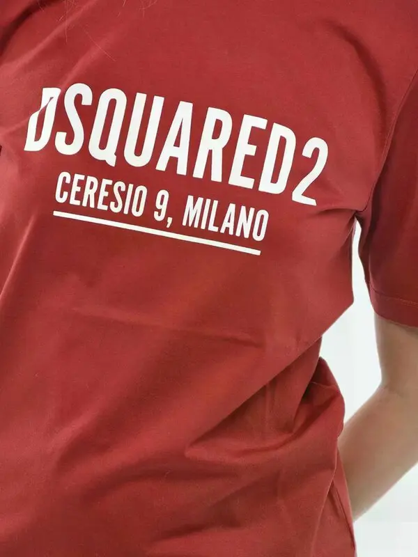 Dsquared2 Logo Print Crewneck T-shirt
