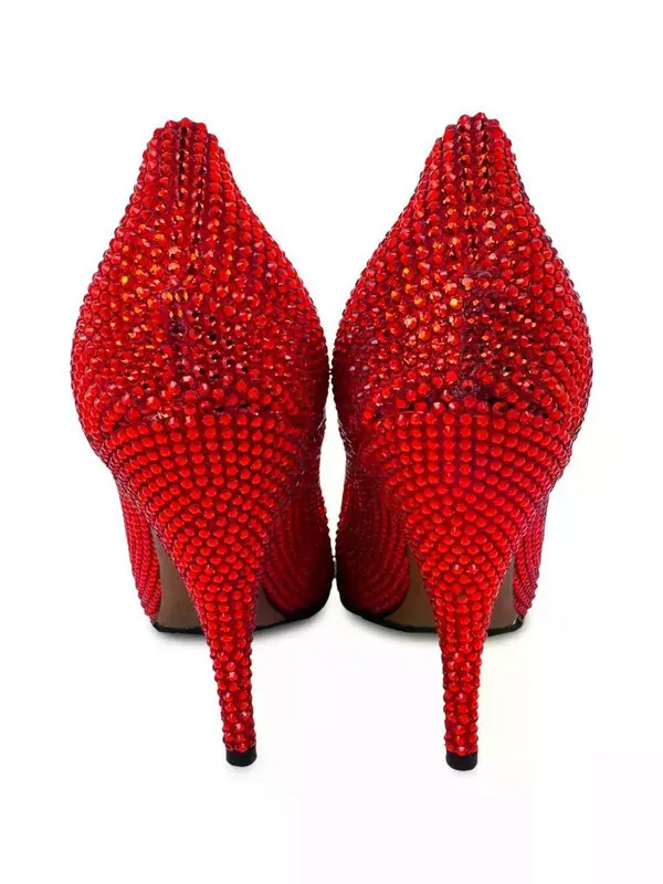 FERRAGAMO 1960 Crystal-embellished Pumps