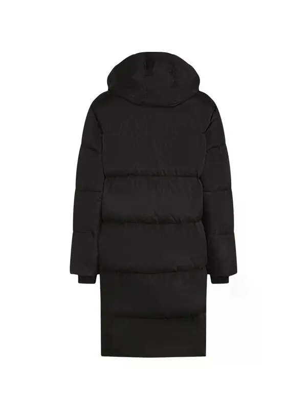 Karl Lagerfeld Long Hooded Puffer Jacket