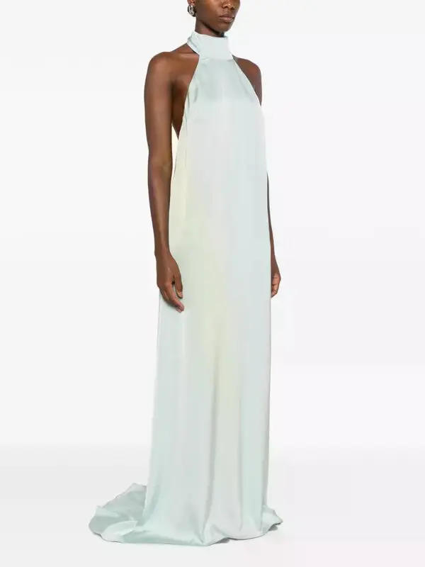 THE ARCHIVIA Riviera Halterneck Backless Maxi Dress
