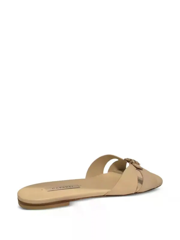 Casadei Jane Buckle Detail Cut-out Sandals